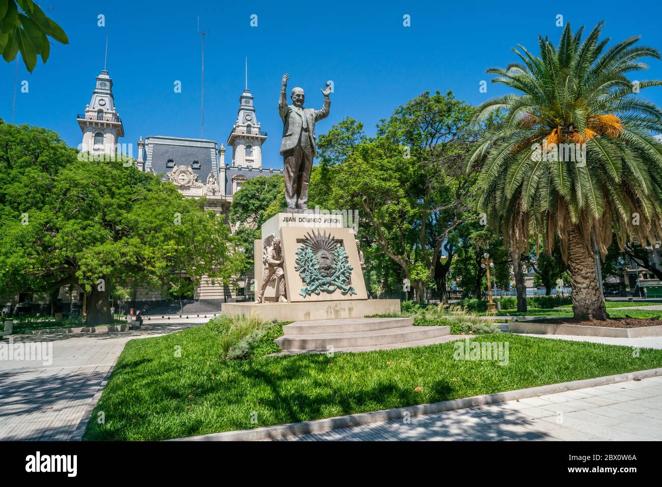 Buenos Aires, Argentina - January 19th 2019, Statue of Juan Domingo ...
