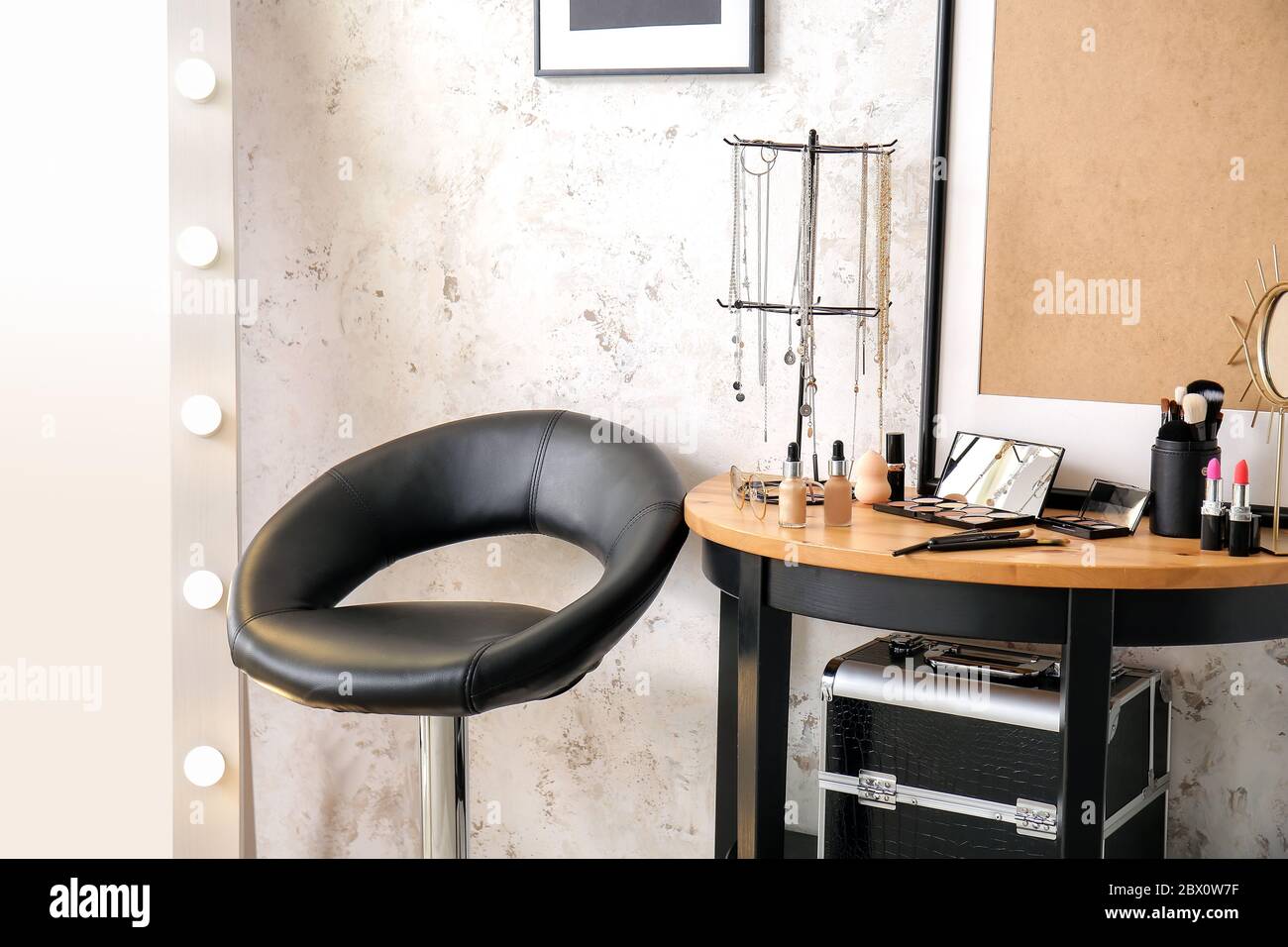 Makeup on dressing table hi-res stock photography and images - Alamy