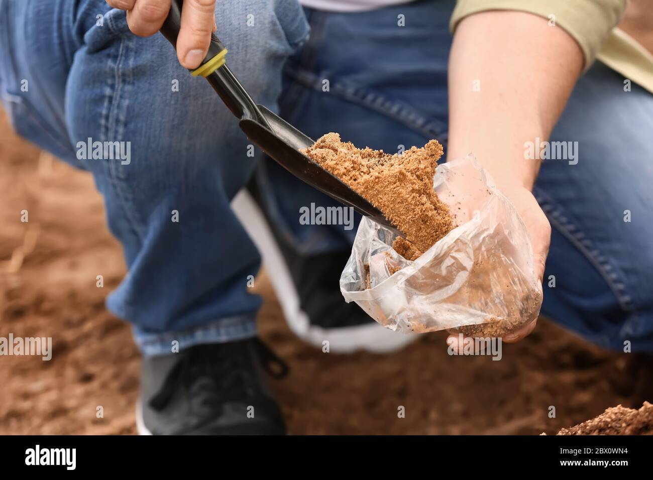 Closeup hands bag search hi-res stock photography and images - Alamy
