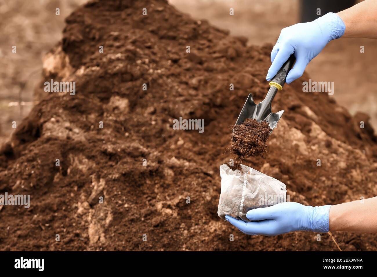 Taking soil sample hi-res stock photography and images - Alamy