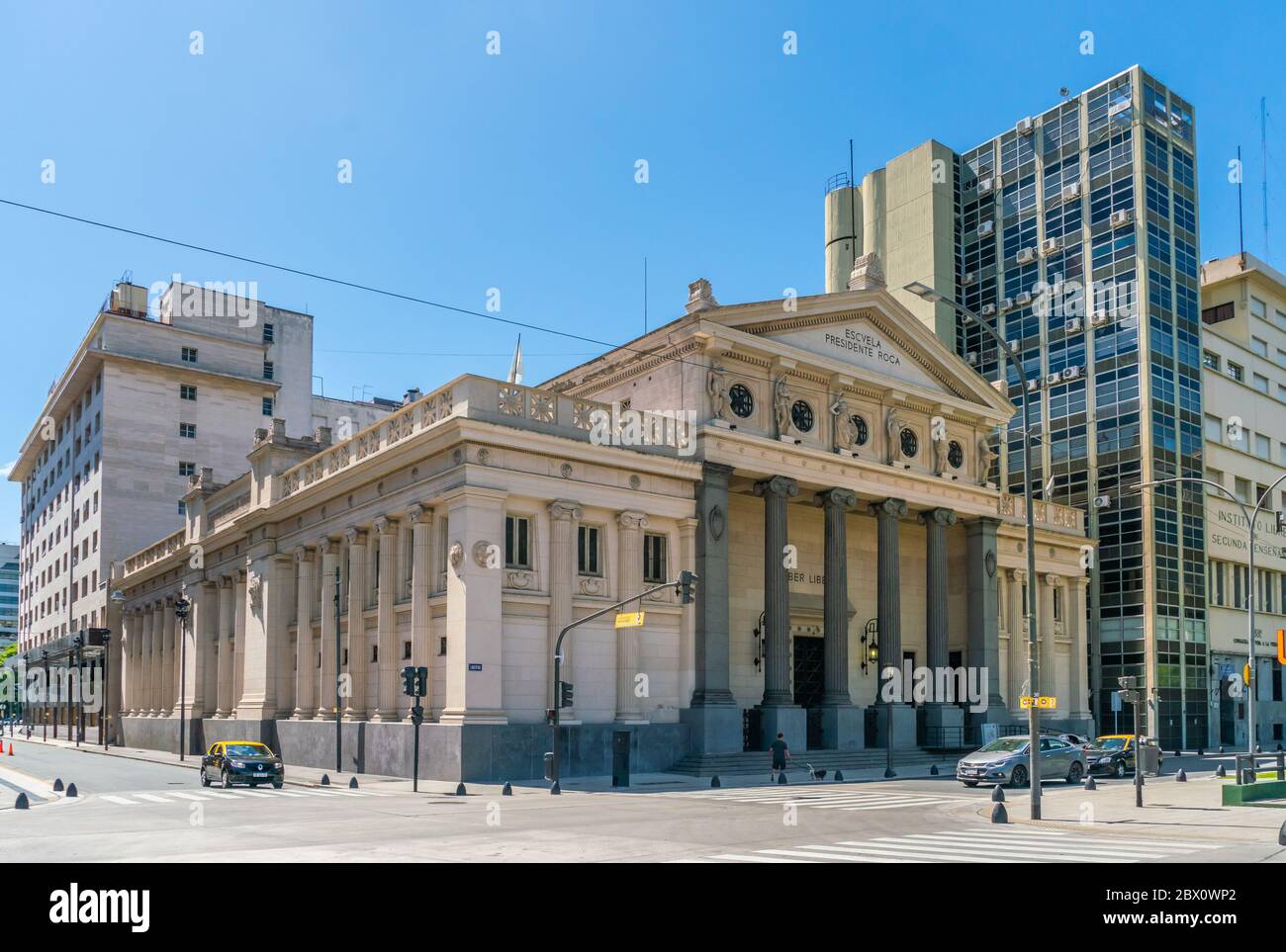 Buenos Aires, Argentina - January 20th 2019, Exterior of the Escuela ...