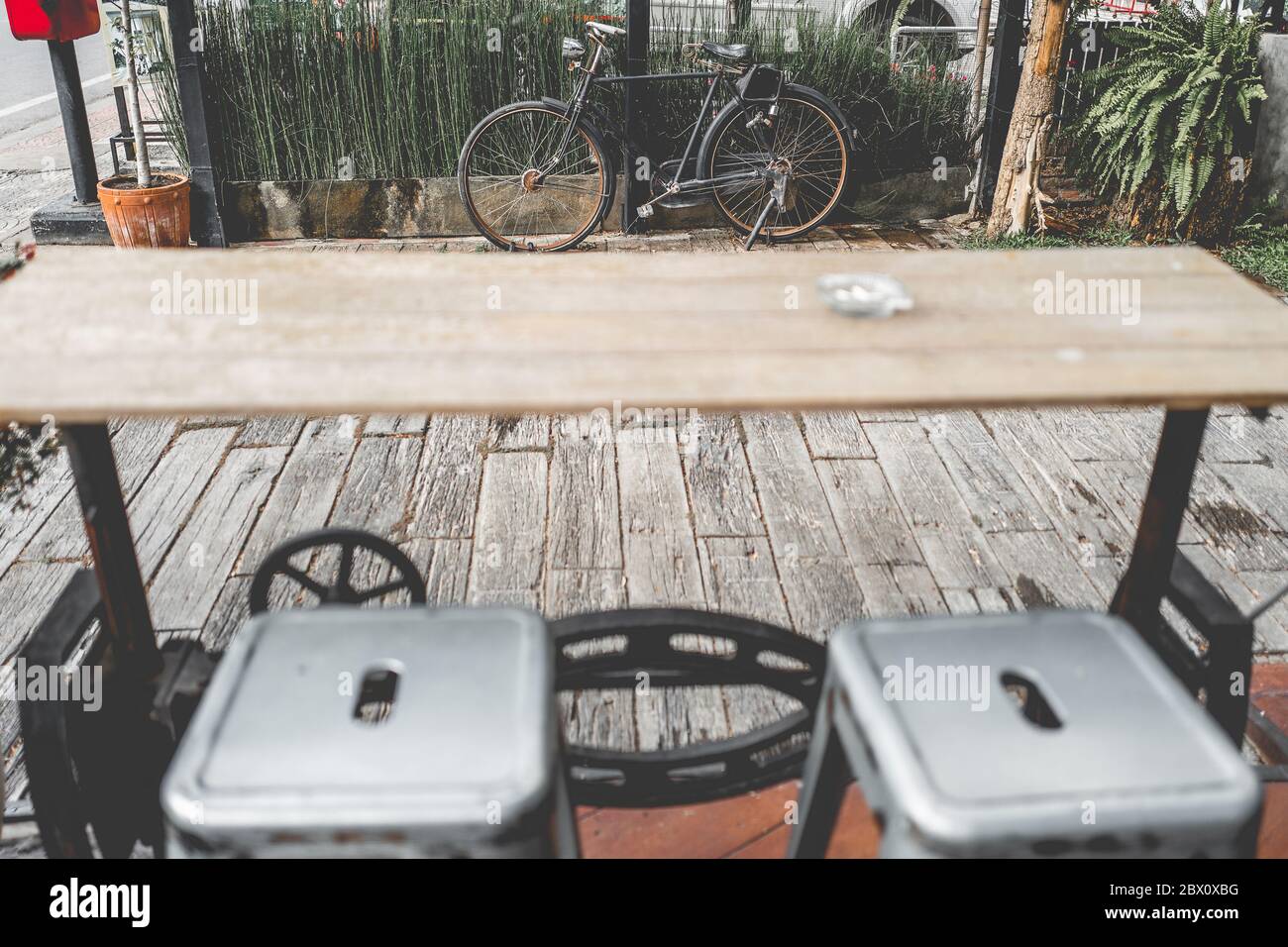 Interior design of a Happy Bones style, Coffee shop, cafe Stock Photo ...