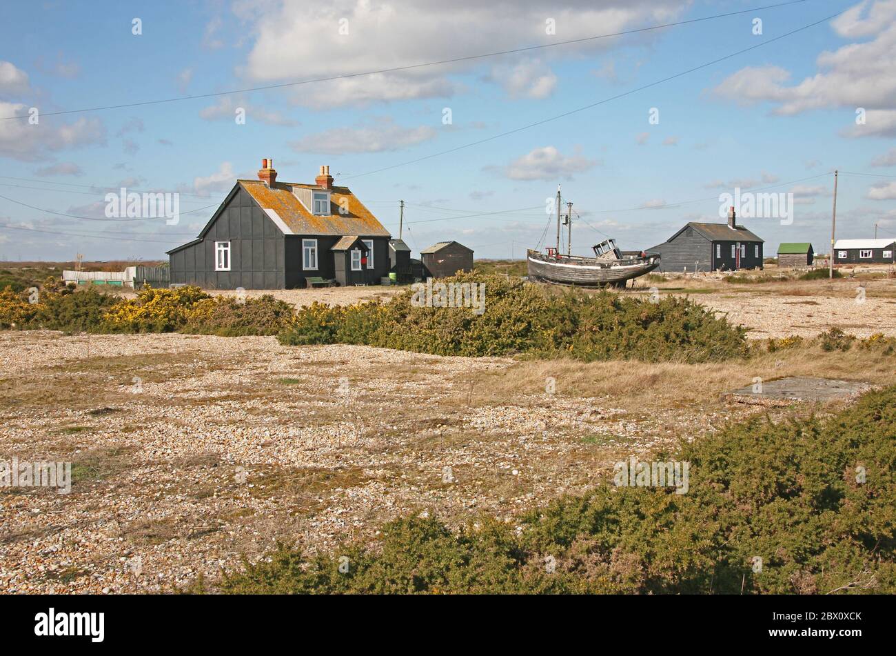 Dungeness beach in Kent Stock Photo - Alamy
