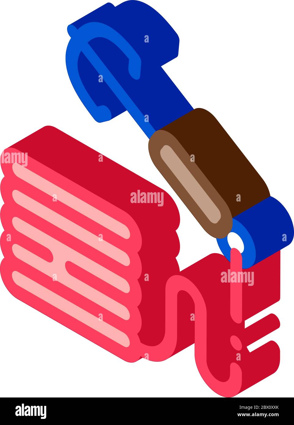 Fish Tackle Hooks isometric icon vector illustration Stock Vector Image ...