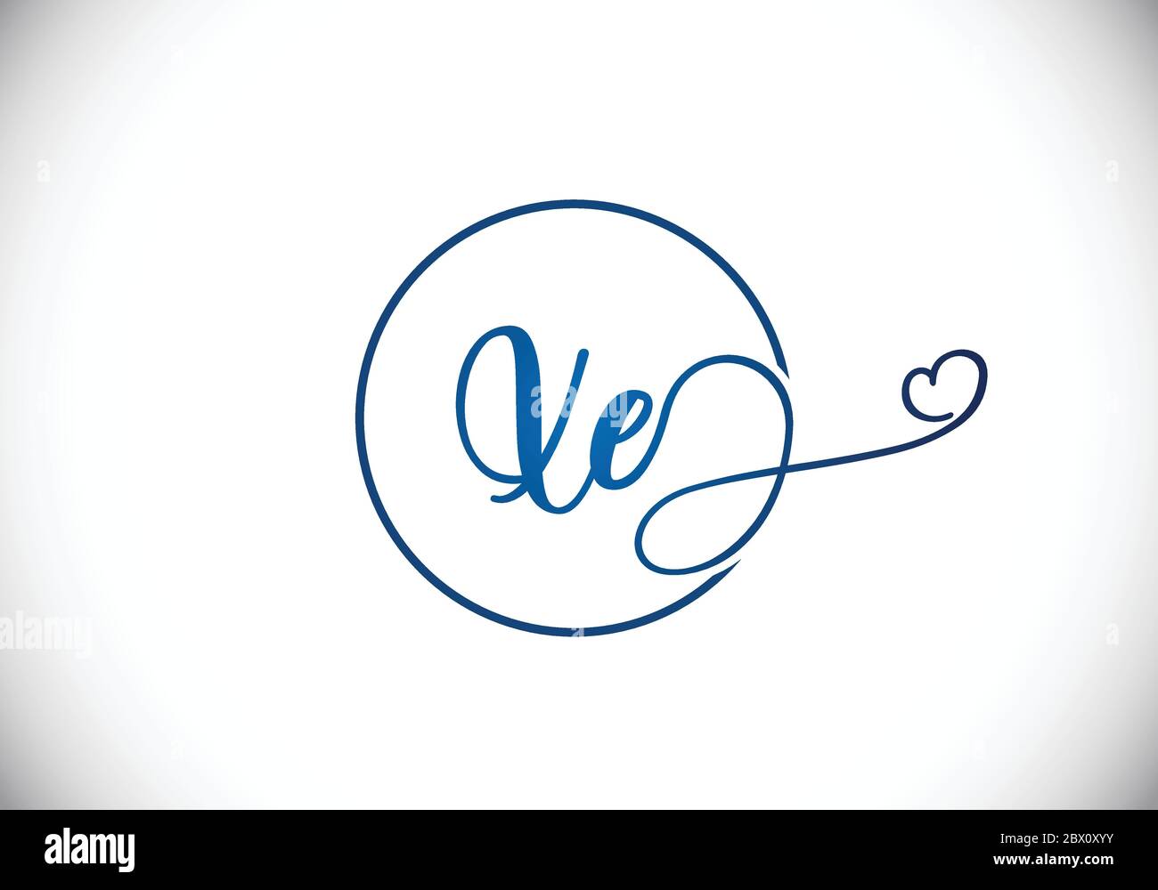 Initial Monogram Letter X E Logo Design Vector Template. X E Letter ...