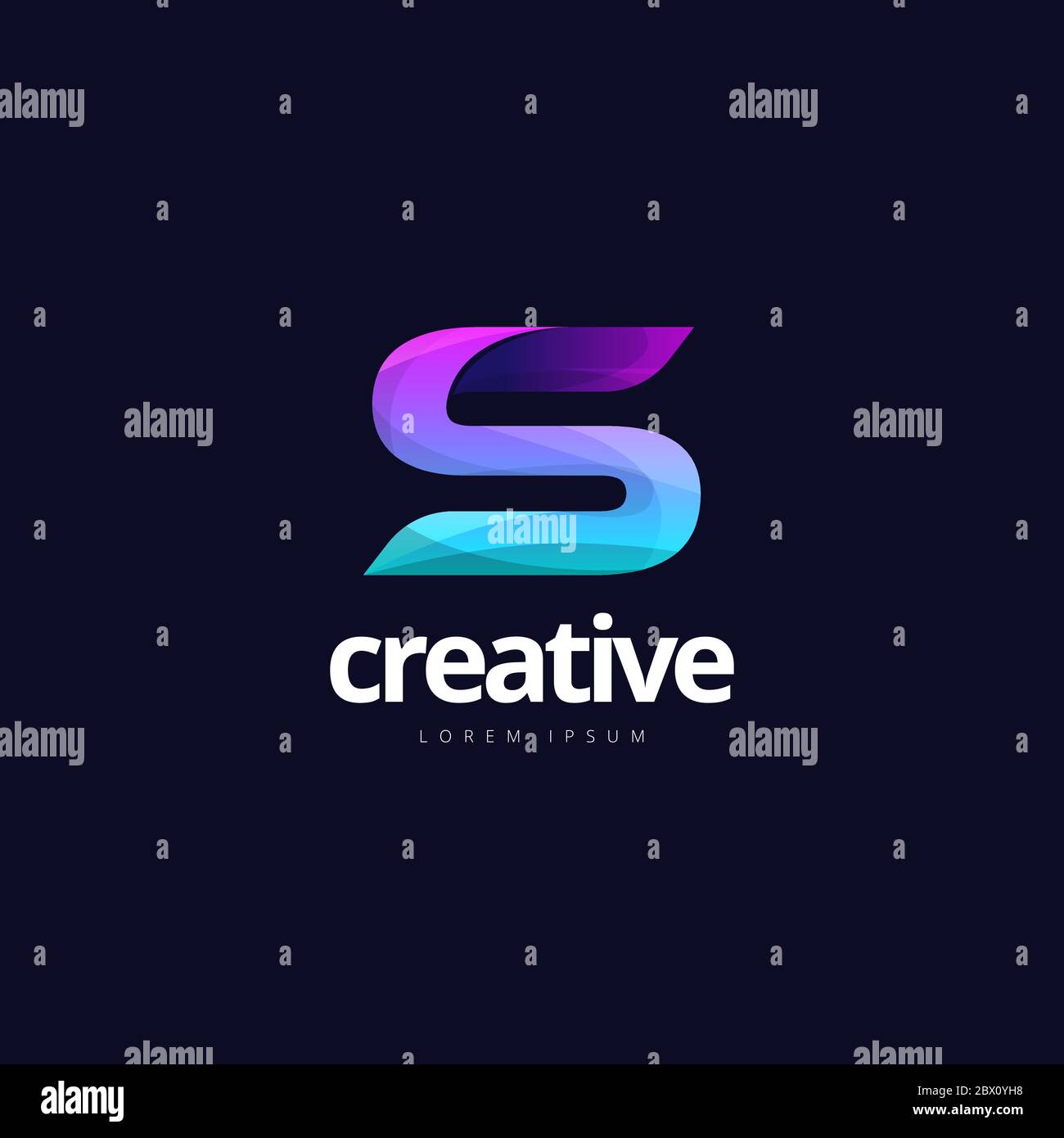 Vibrant Trendy Colorful Creative Letter S Logo Stock Vector Image & Art ...