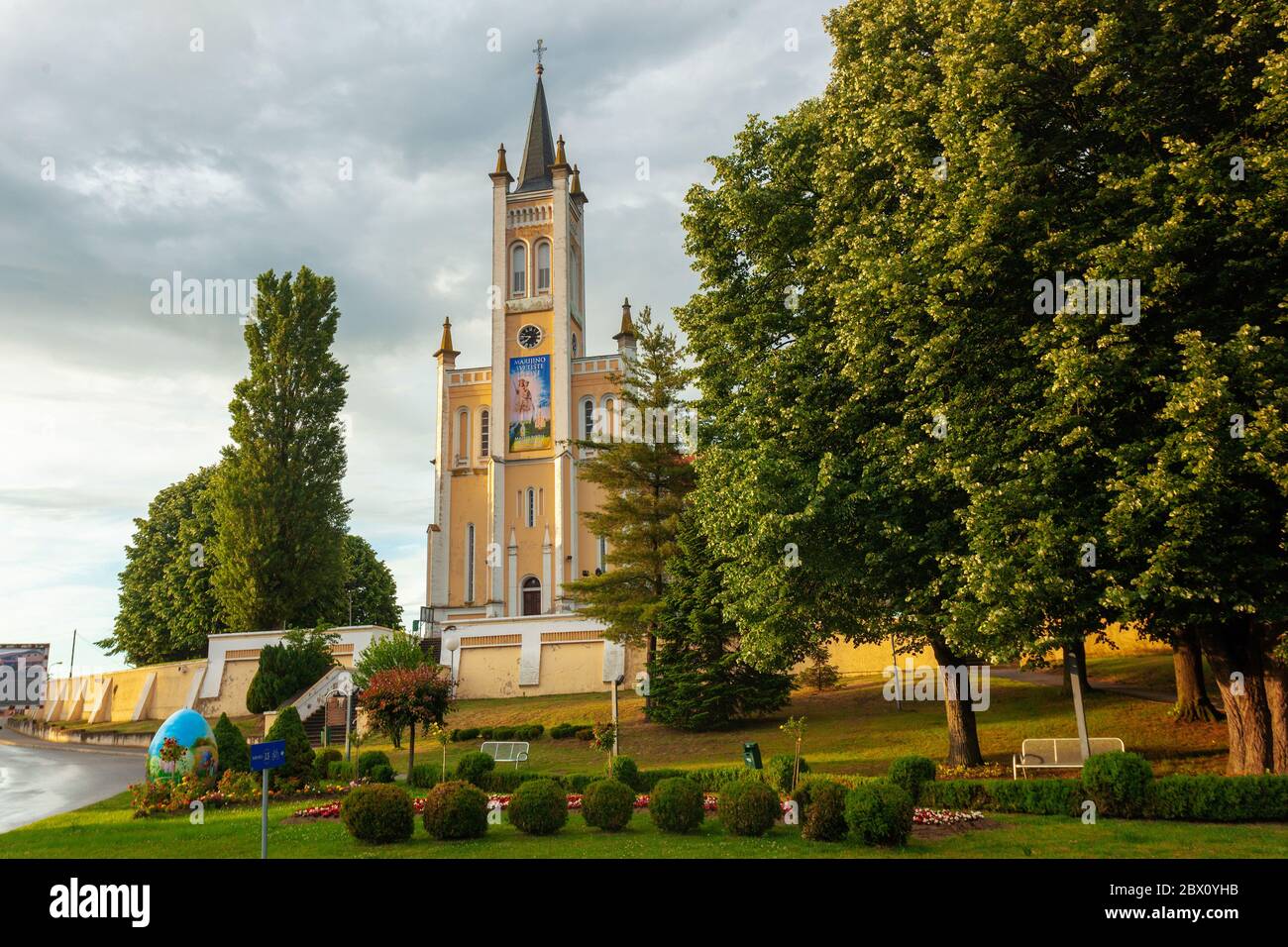 A church in Molve village, Croatia Stock Photo - Alamy