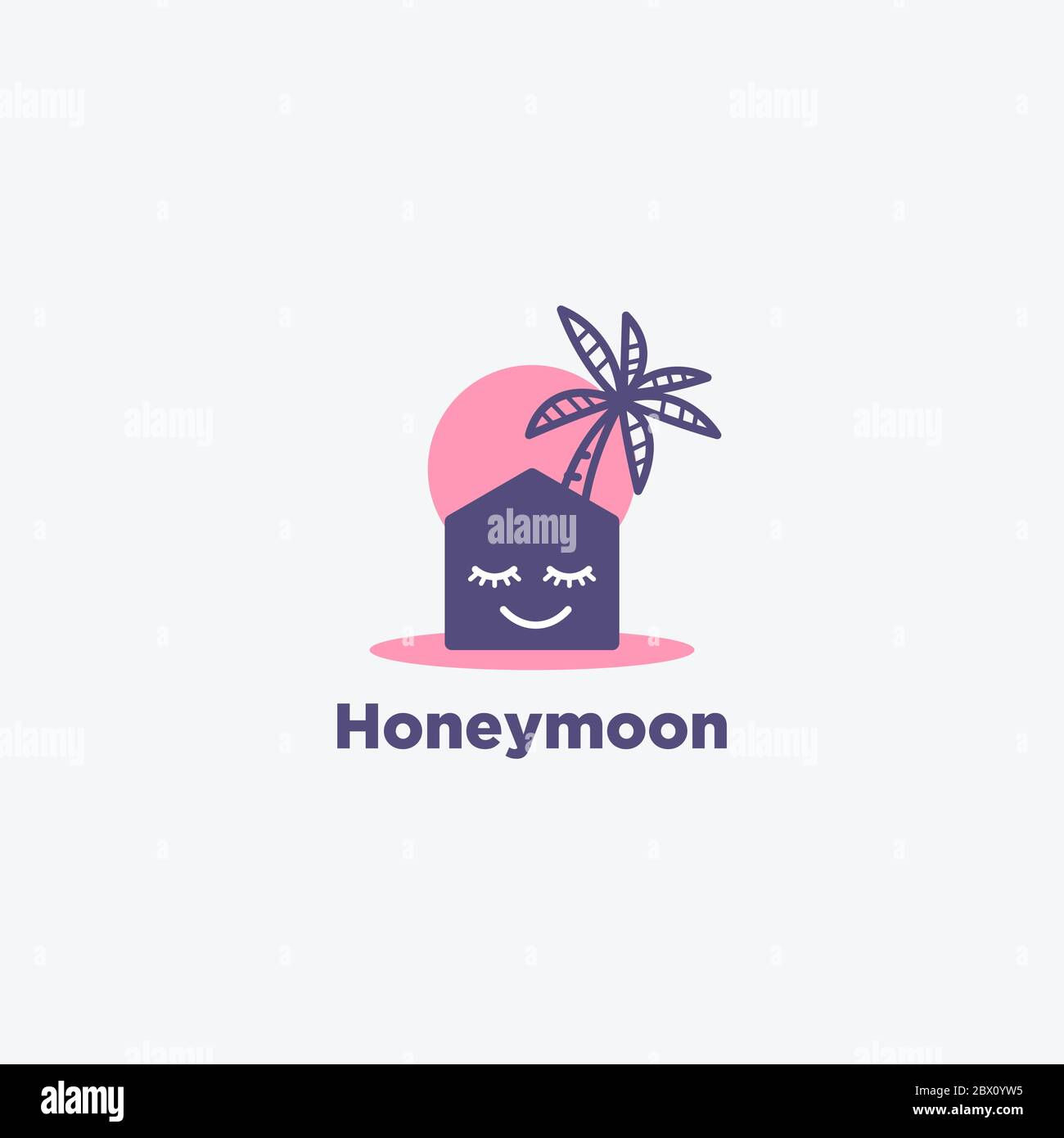 Simple Modern House Vacation Logo Design Stock Vector Image & Art - Alamy