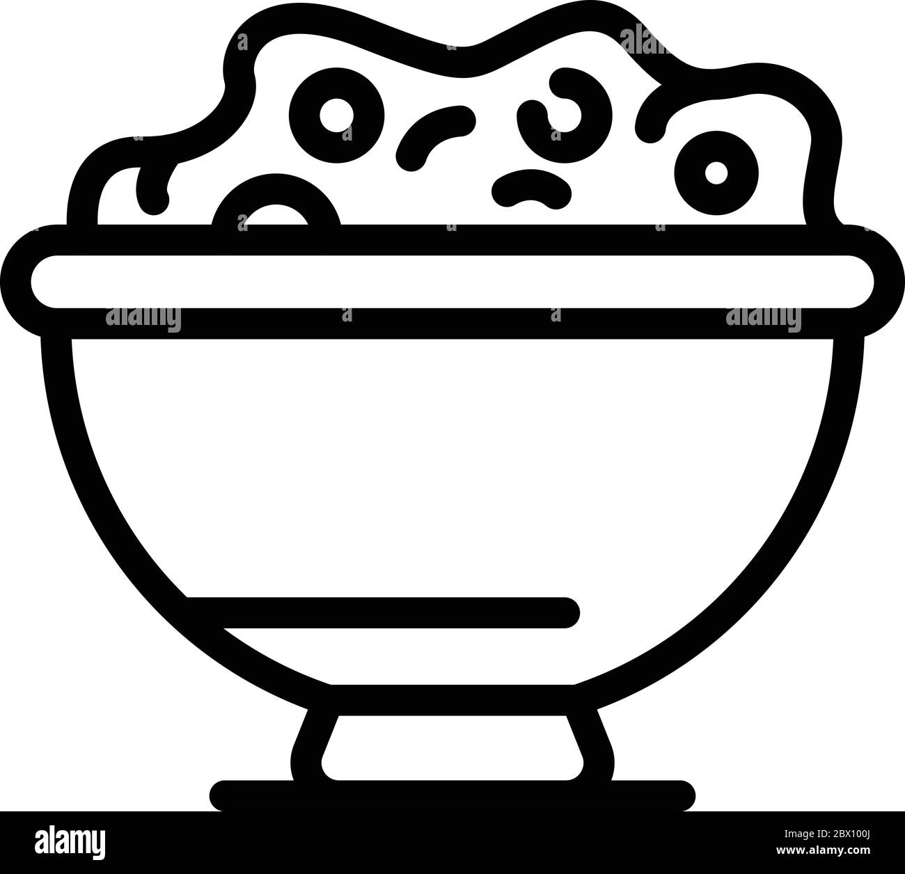 Milk flakes icon, outline style Stock Vector Image & Art - Alamy