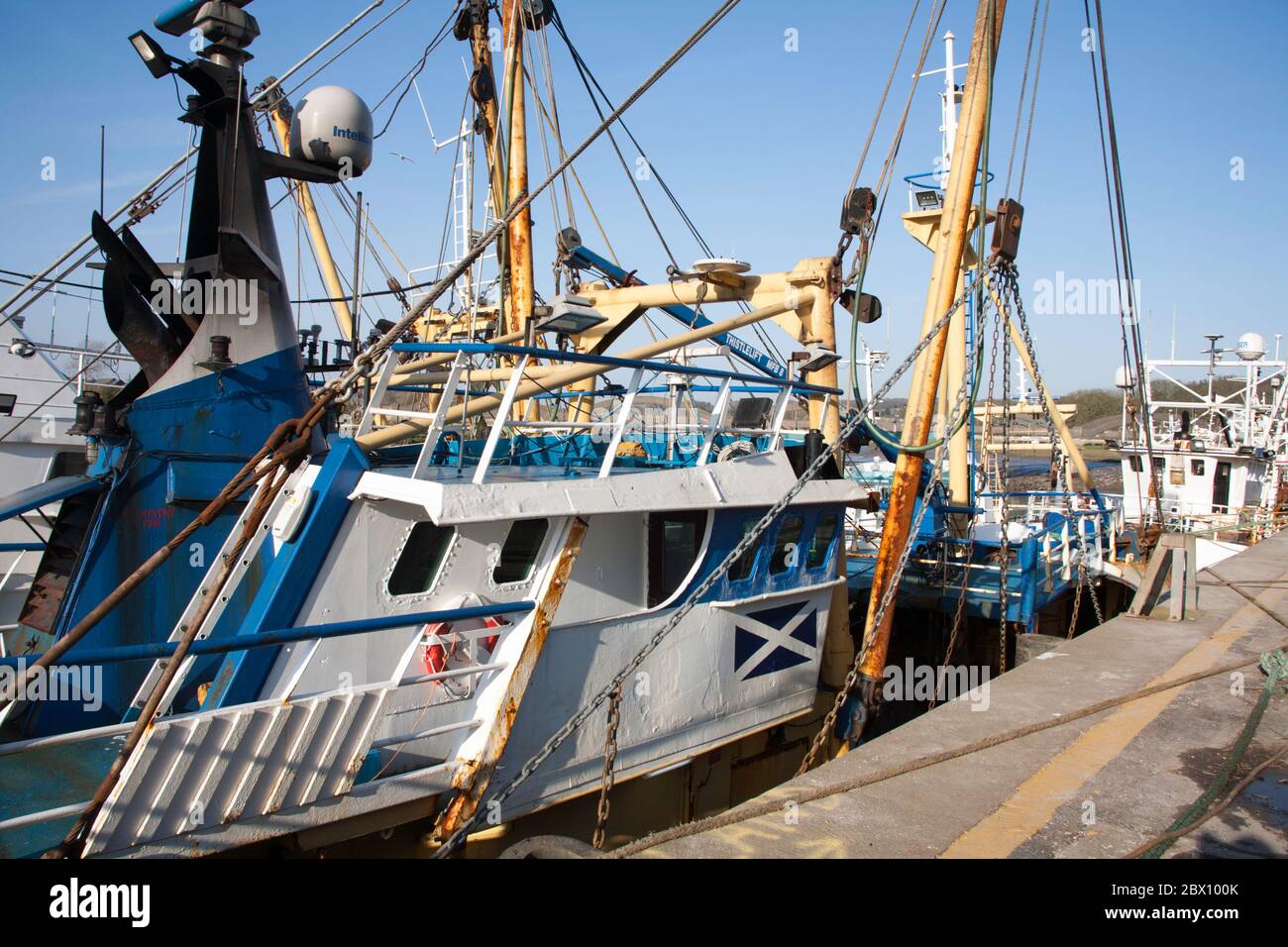 Scottish trawlers hi-res stock photography and images - Alamy