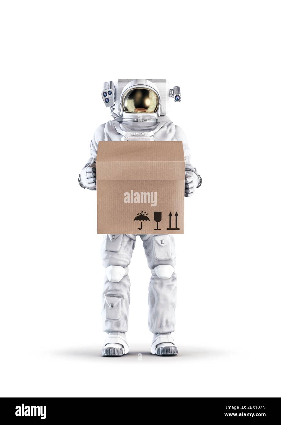 Cardboard Astronaut