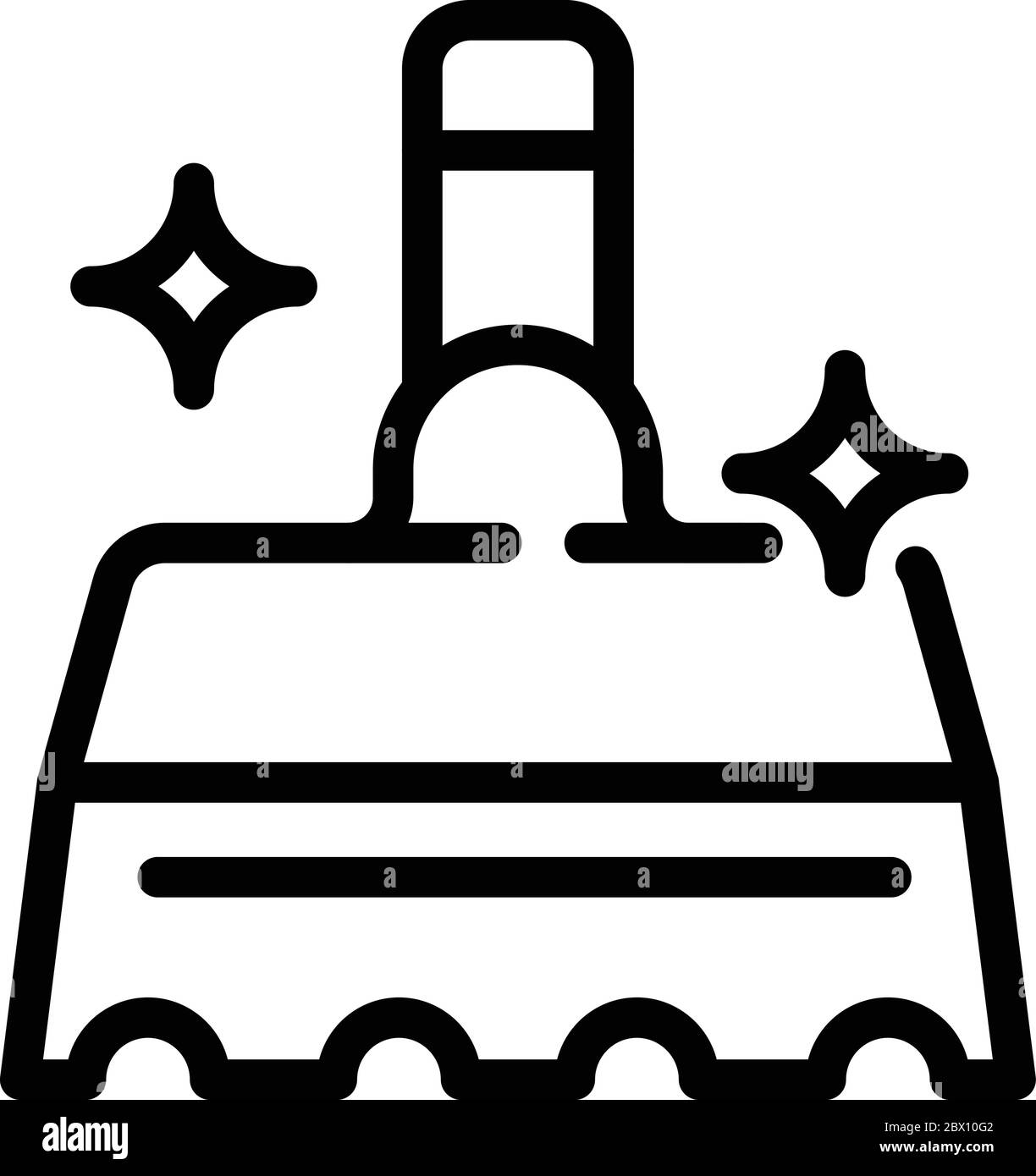 Tile putty knife icon, outline style Stock Vector Image & Art - Alamy