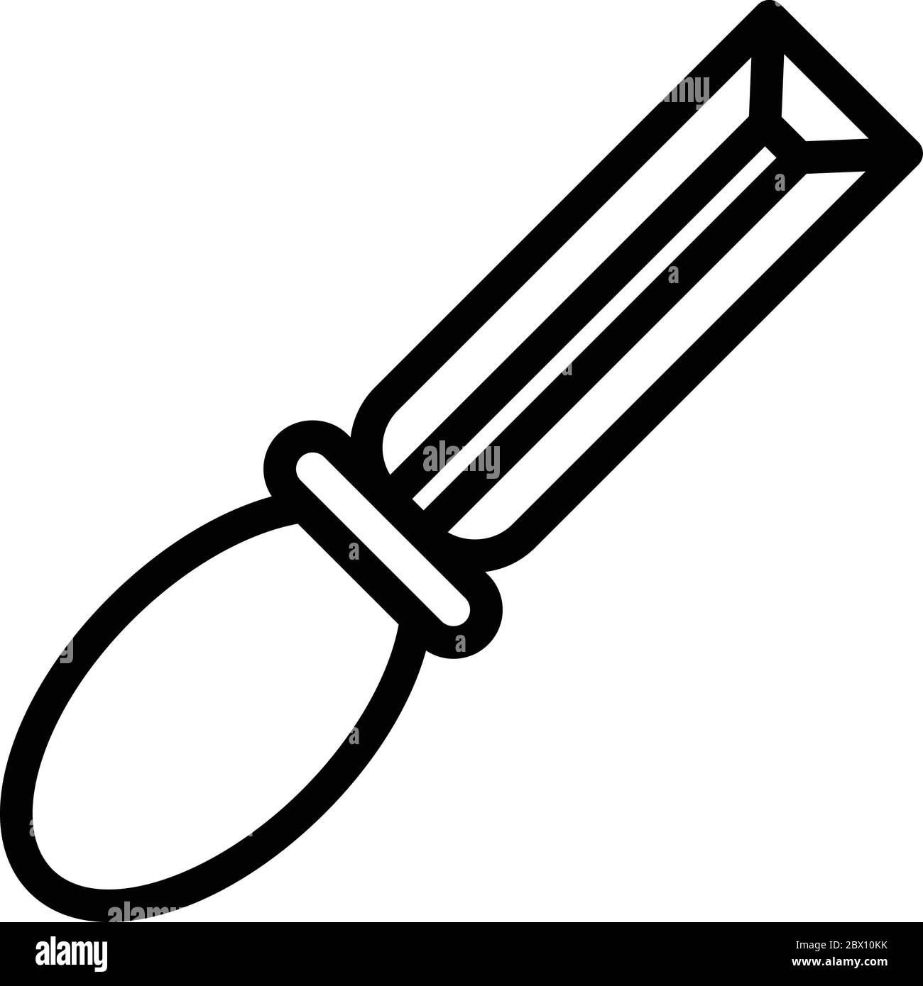 Carpenter chisel icon, outline style Stock Vector Image & Art - Alamy