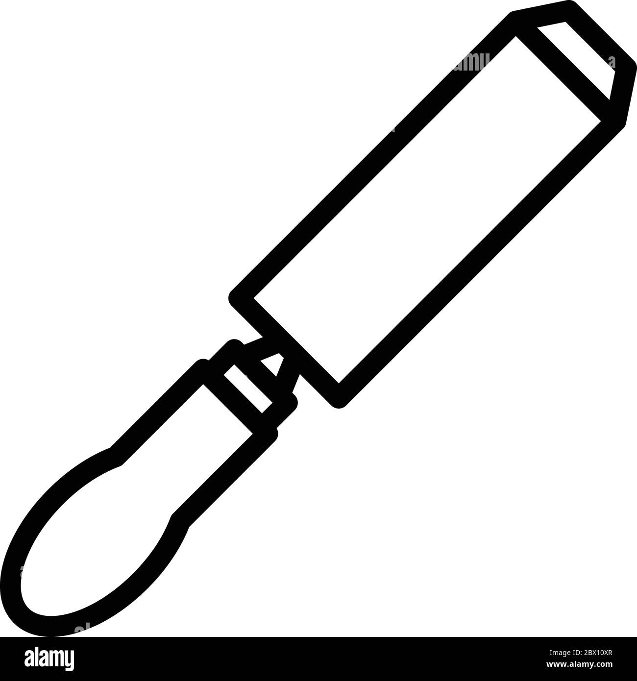 Chisel instrument icon, outline style Stock Vector Image & Art - Alamy