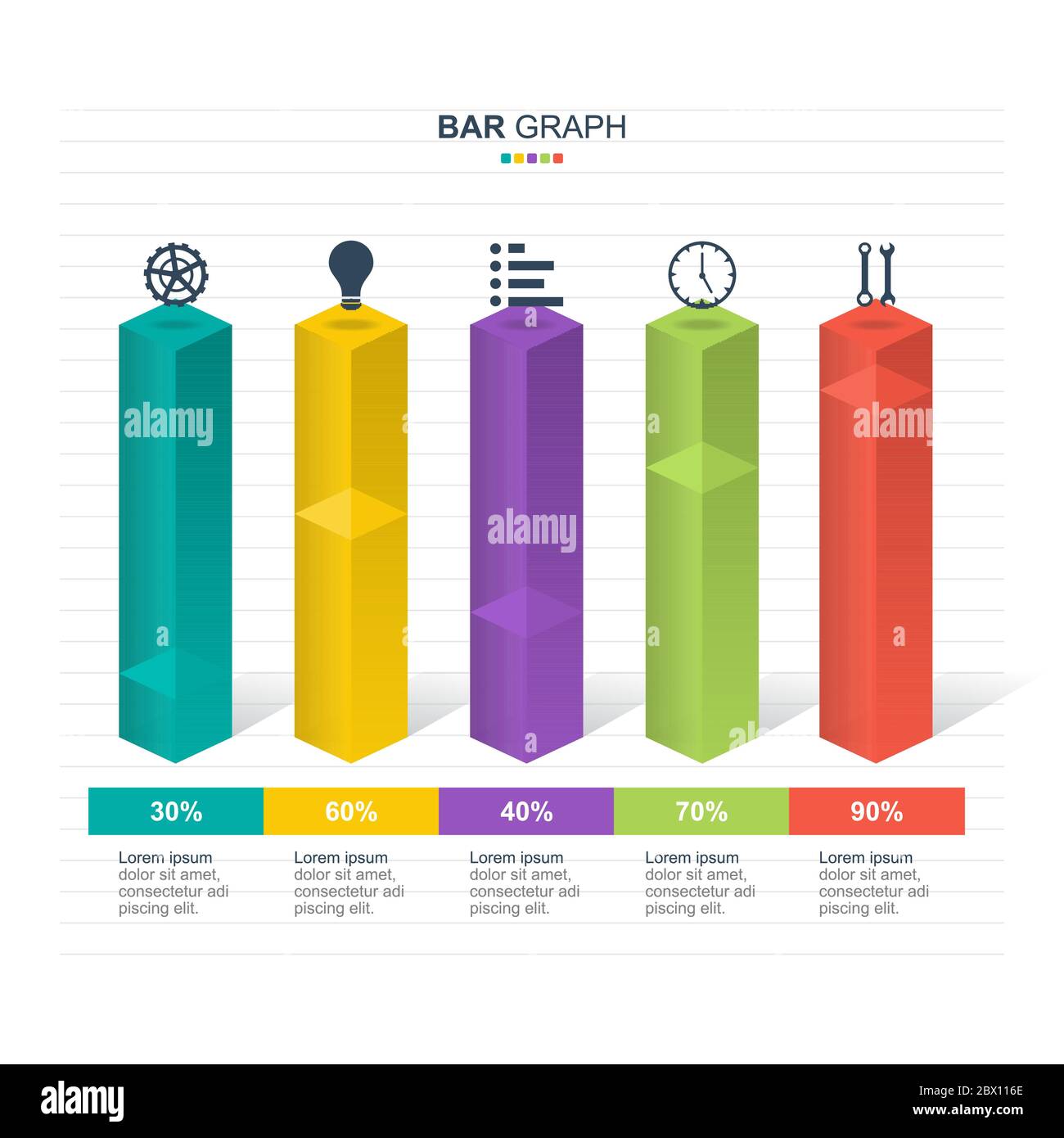 Information flow diagram Cut Out Stock Images & Pictures - Alamy