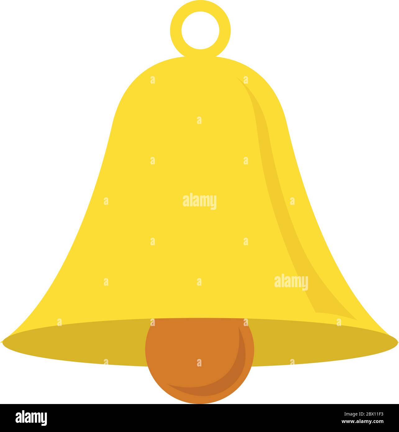 Vector bell icon isolated Stock Vector Image & Art - Alamy