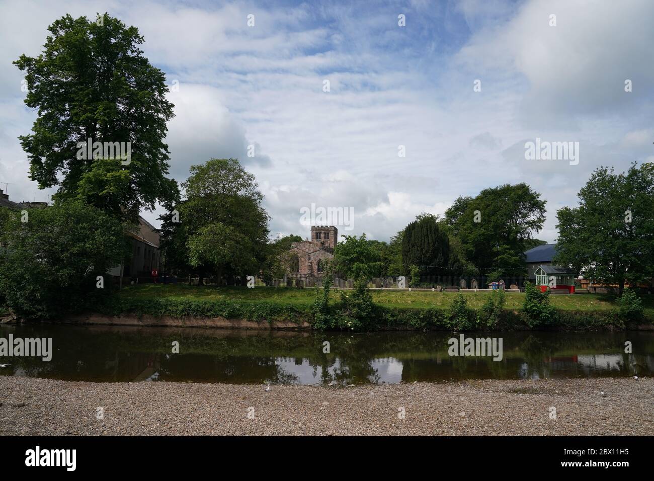 The empty river eden appleby in cumbria hi-res stock photography and ...