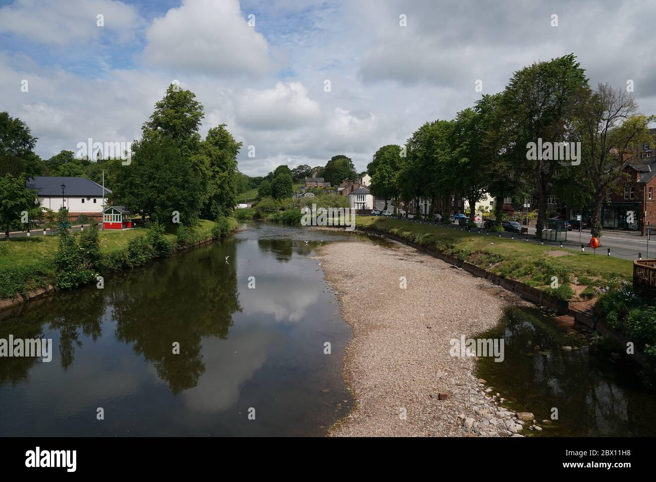 The empty river eden appleby in cumbria hi-res stock photography and ...