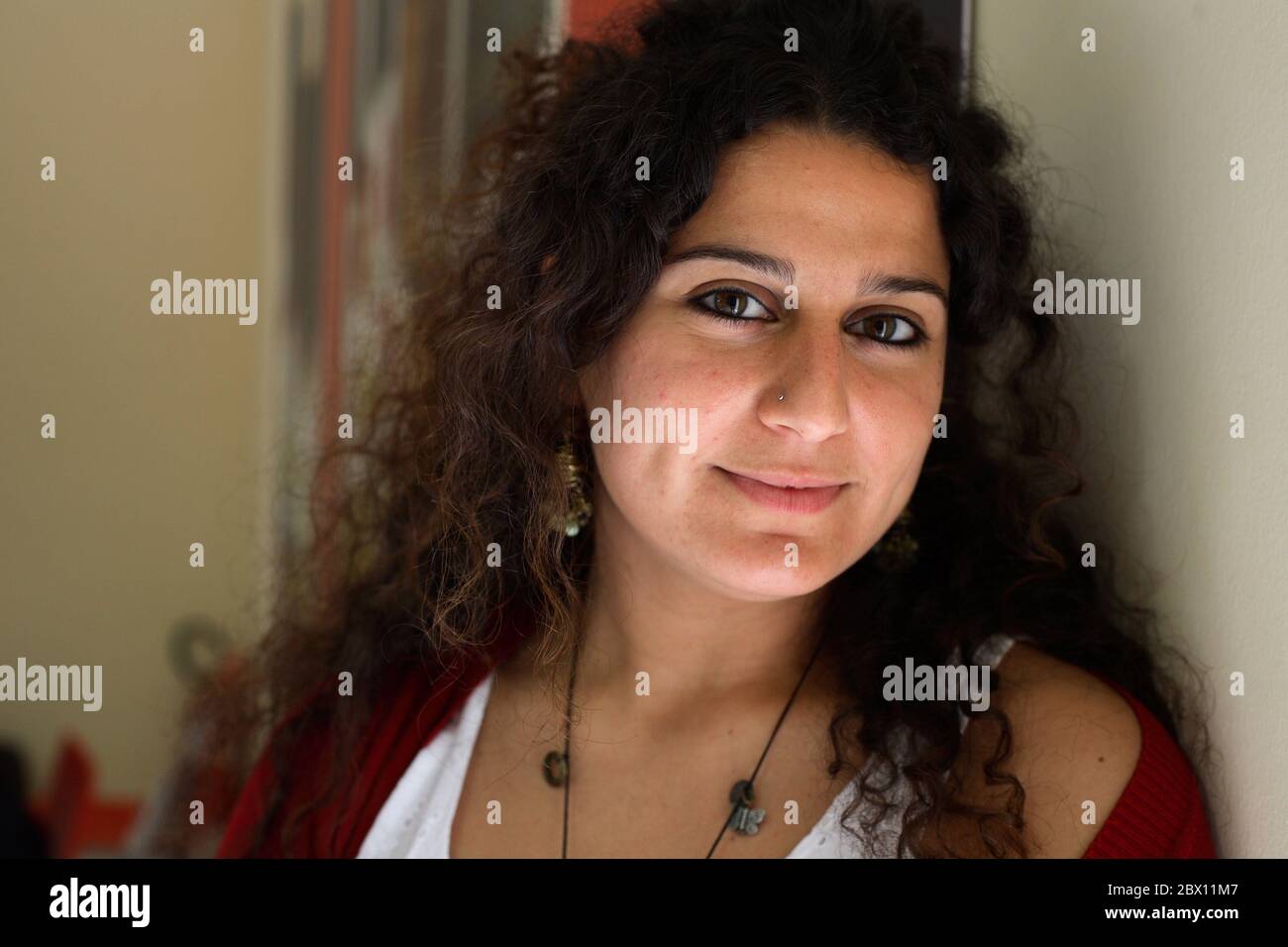 Portrait of Zeina Abirached 16/05/2009 ©Basso CANNARSA/Opale Stock Photo - Alamy