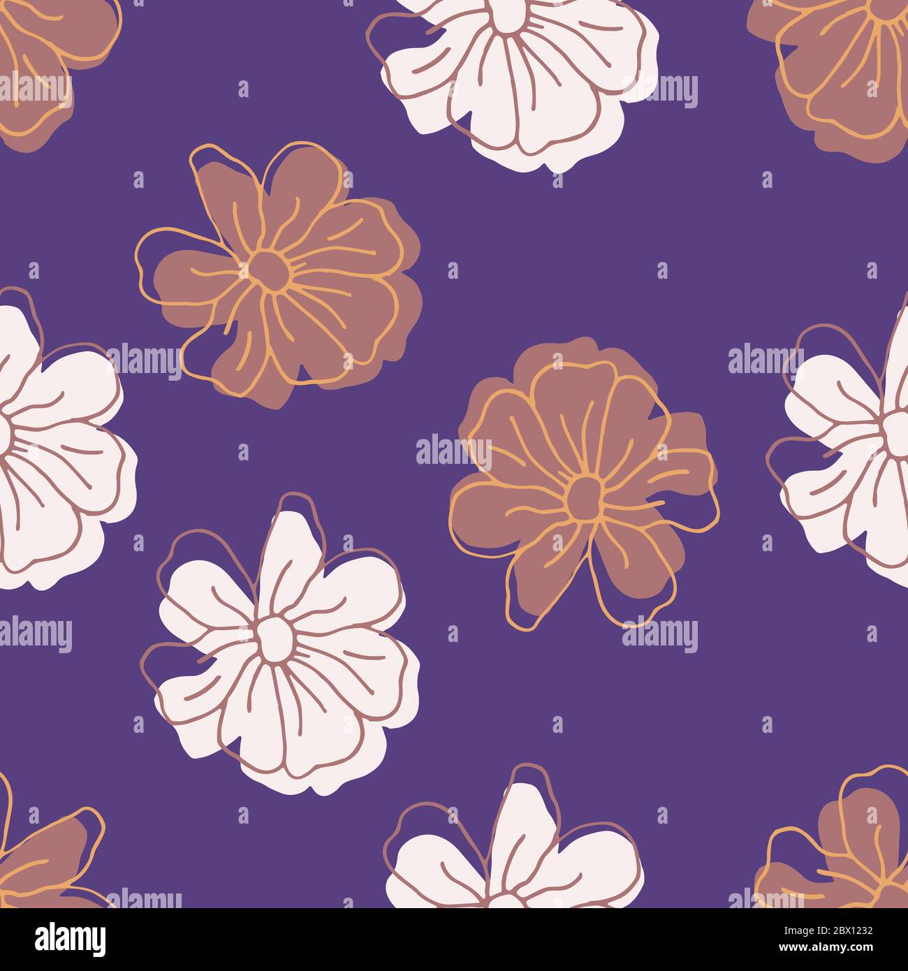 Floral seamless pattern in pink colors for package Stock Vector Image ...