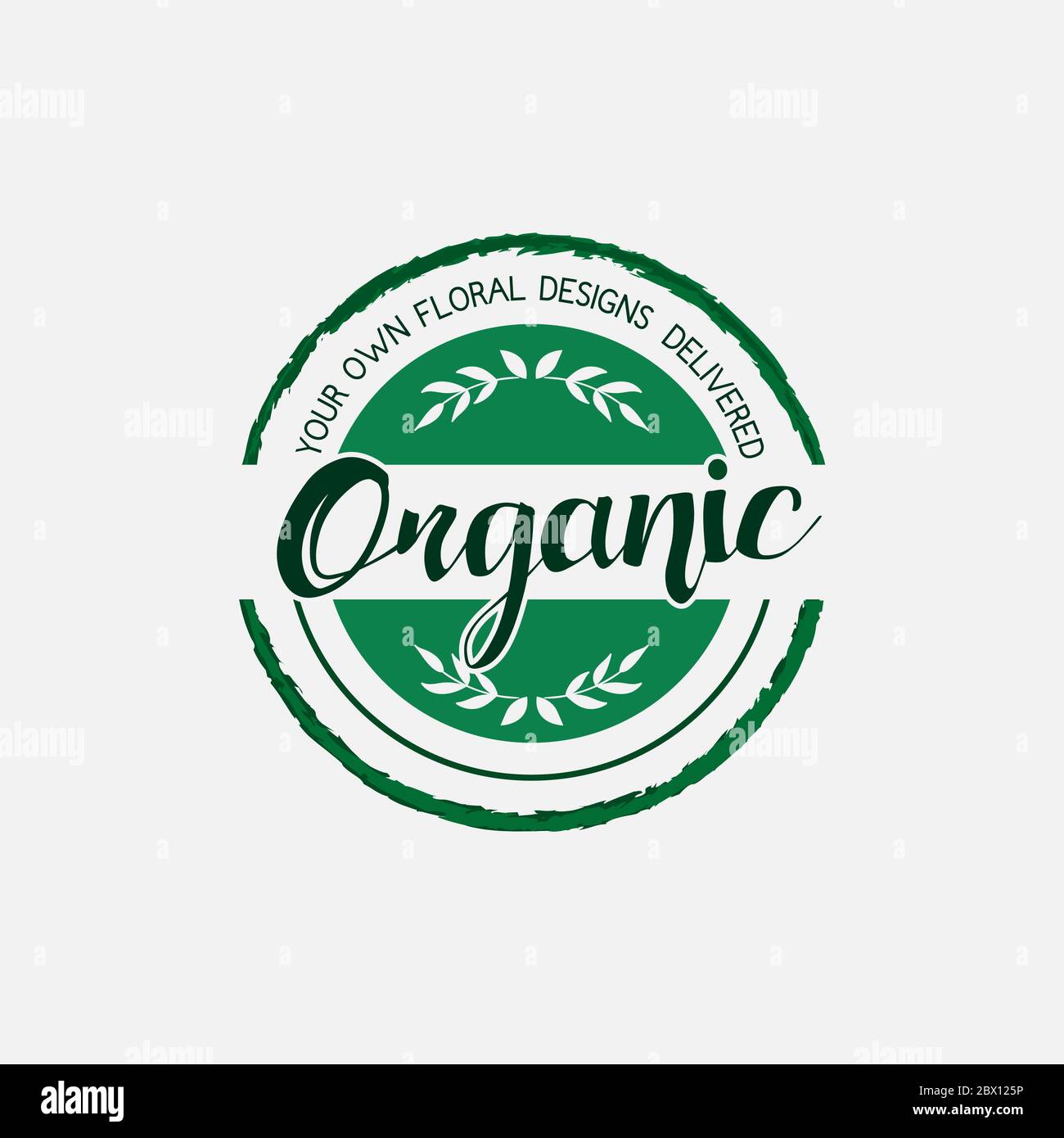 Organic Logo Emblem Design Symbol Stock Vector Image & Art - Alamy