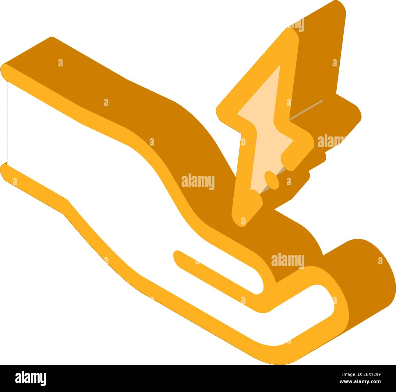 Strong Person Energy isometric icon vector illustration Stock Vector ...