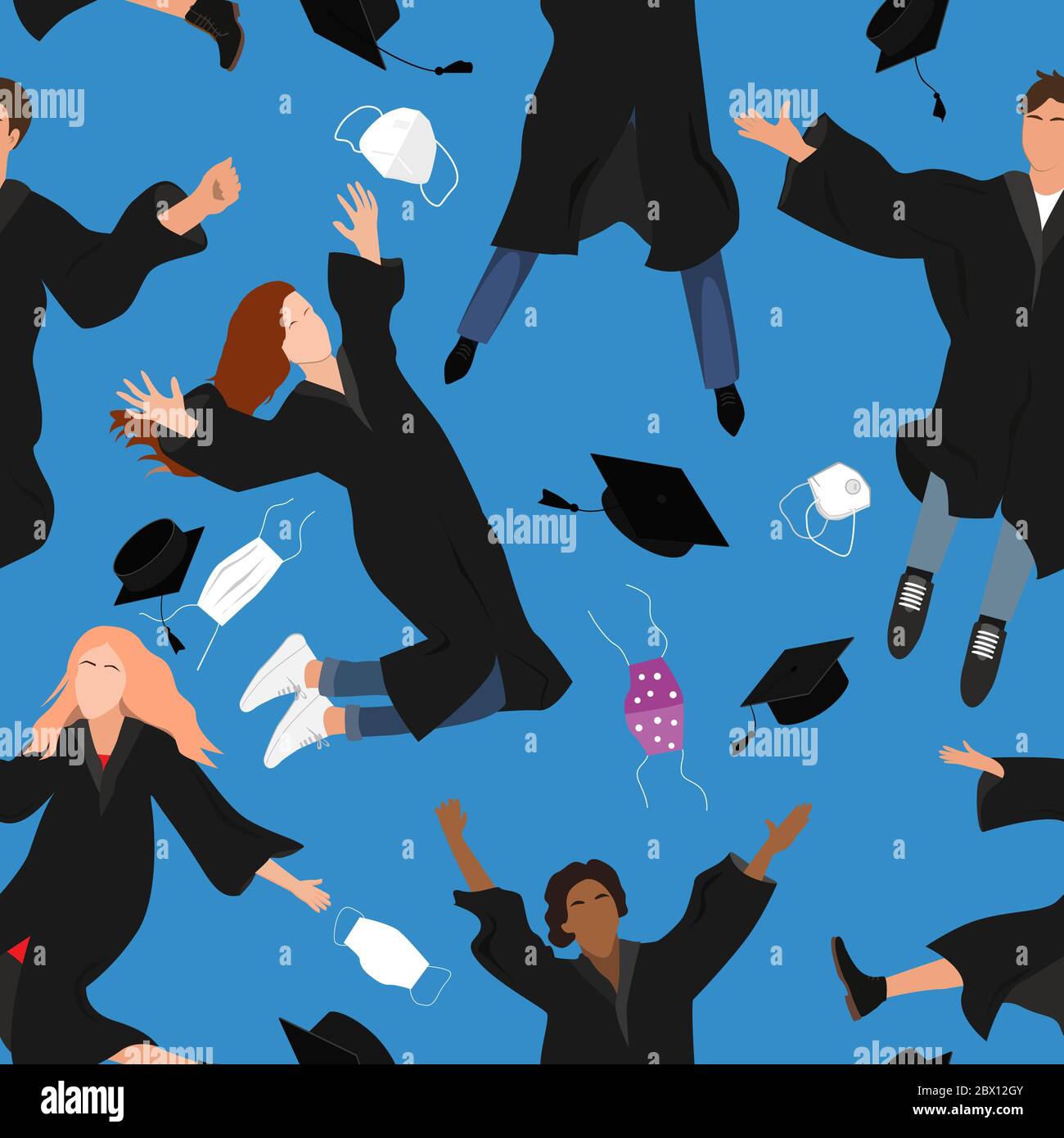 Cartoon Boy Graduation University High Resolution Stock Photography and ...