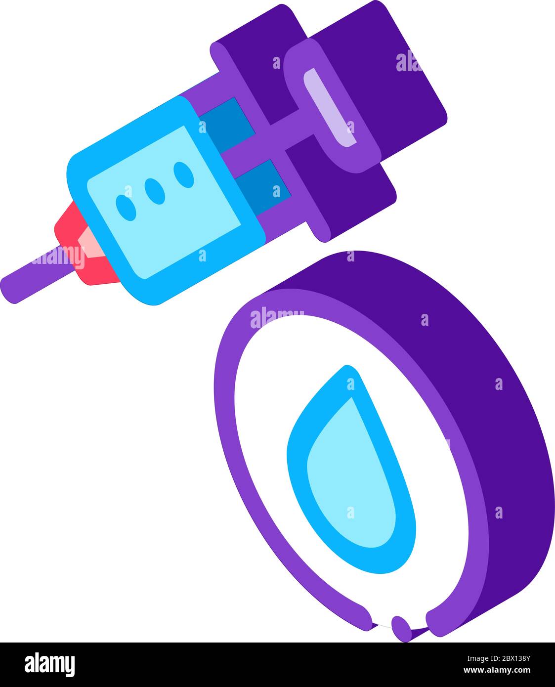 Skin Rejuvenation Injection isometric icon vector illustration Stock ...