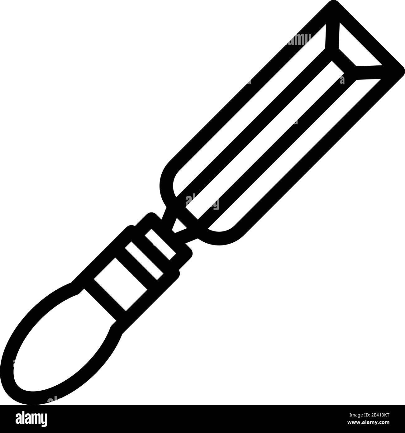 Carving chisel icon, outline style Stock Vector Image & Art - Alamy
