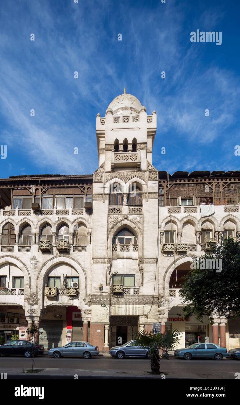 early 20th century neo-Islamic buildings on Baghdad Street, Korba ...