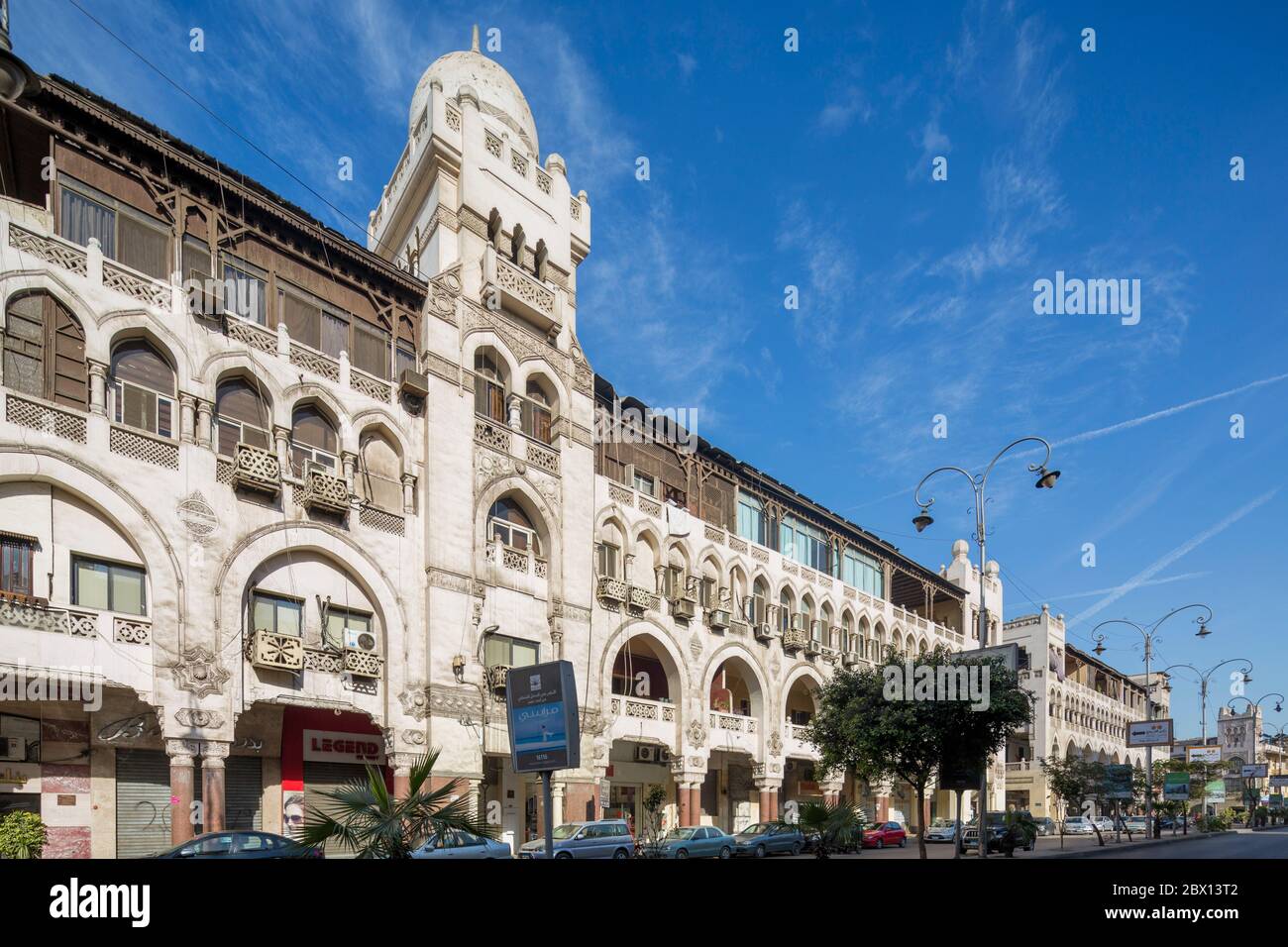 early 20th century neo-Islamic buildings on Baghdad Street, Korba ...