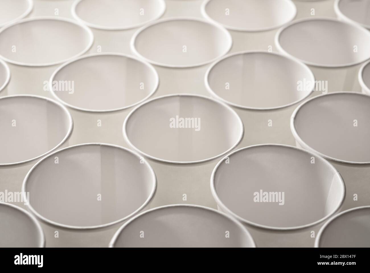 Large group of disposable paper cups Stock Photo - Alamy