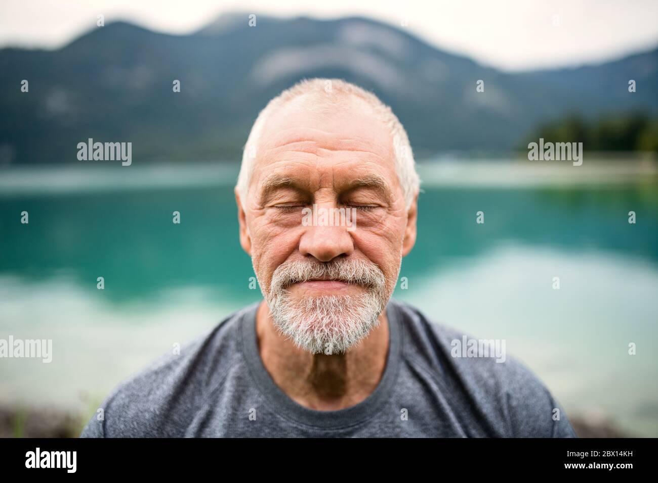 Pensioner standing hi-res stock photography and images - Alamy