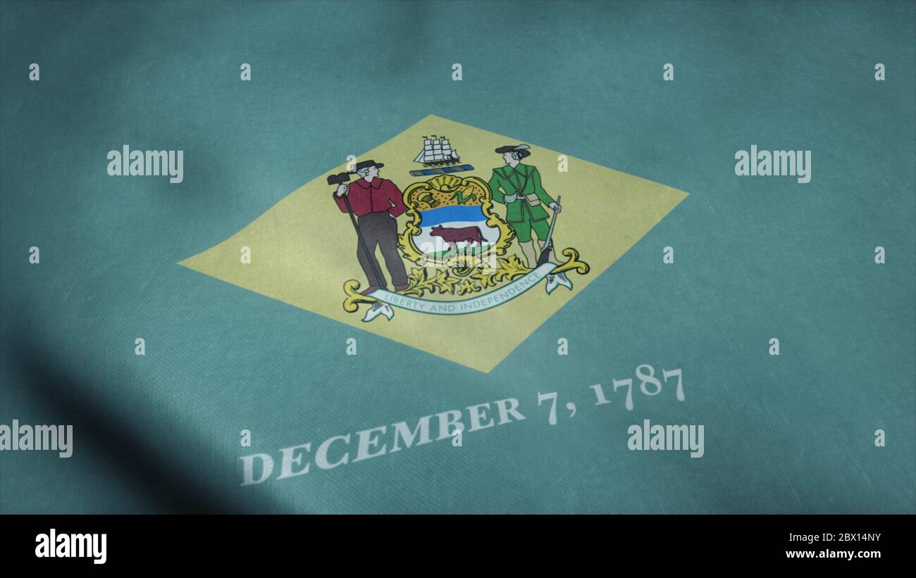 Delawarean flag hi-res stock photography and images - Alamy