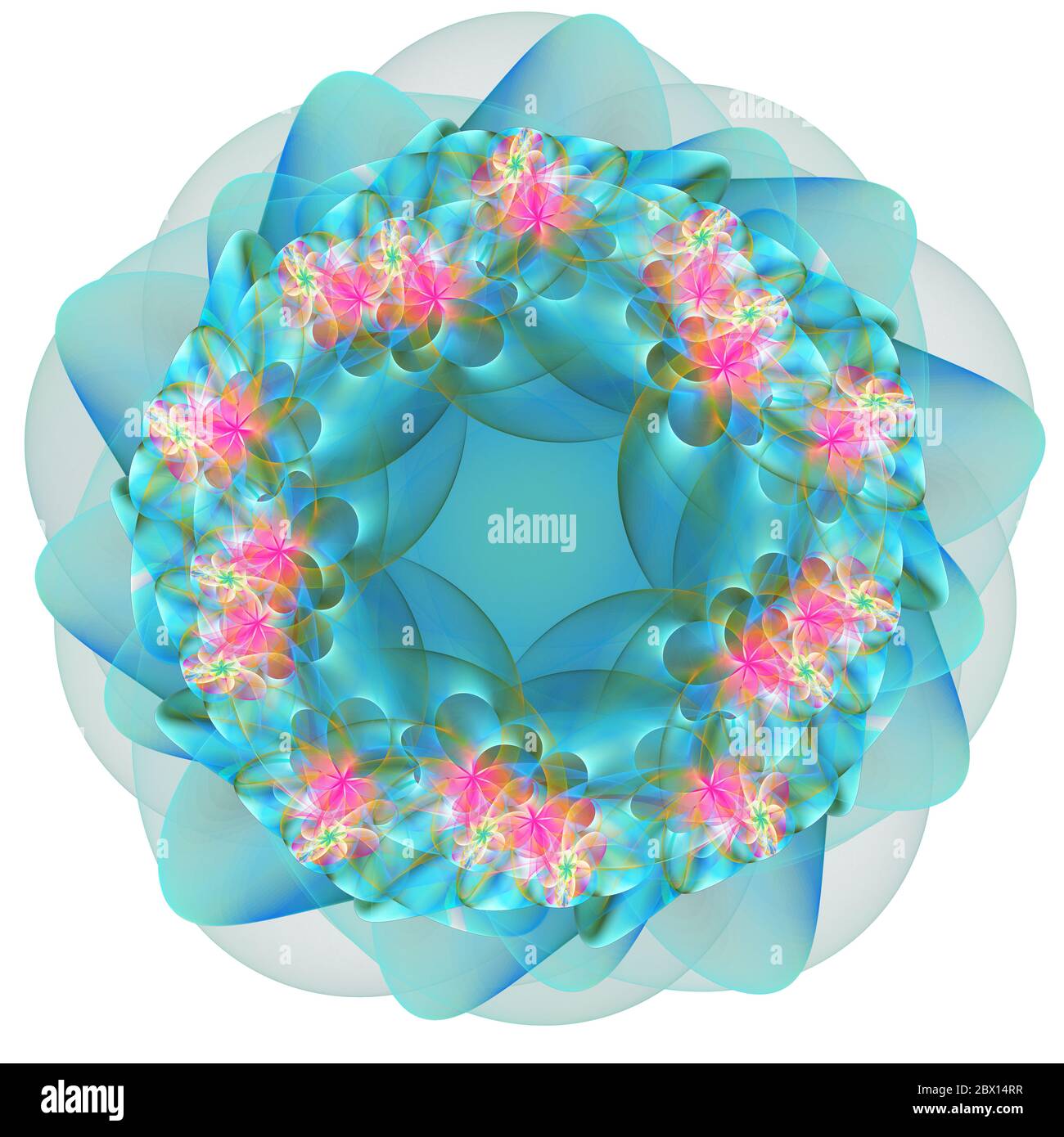 Fractal like pattern Cut Out Stock Images & Pictures - Alamy