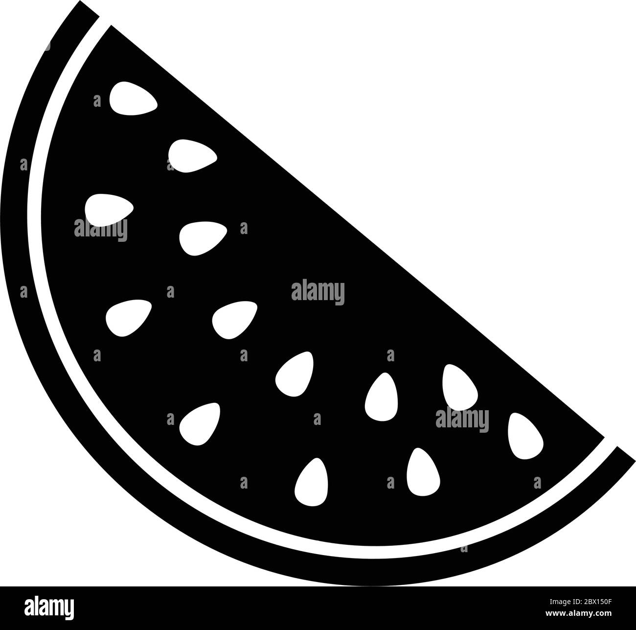 watermelon icon fruit vector illustration flat isolated on white Stock ...