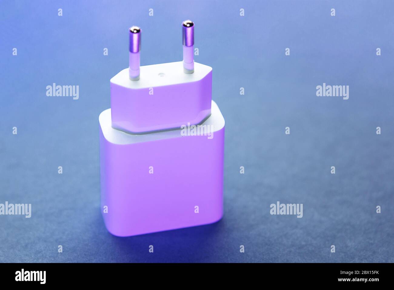 Charger box or adapter for charging a cell phone Stock Photo - Alamy