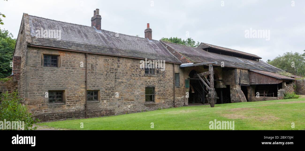 External view of Wortley Top Forge, an ancient water powered heavy iron ...