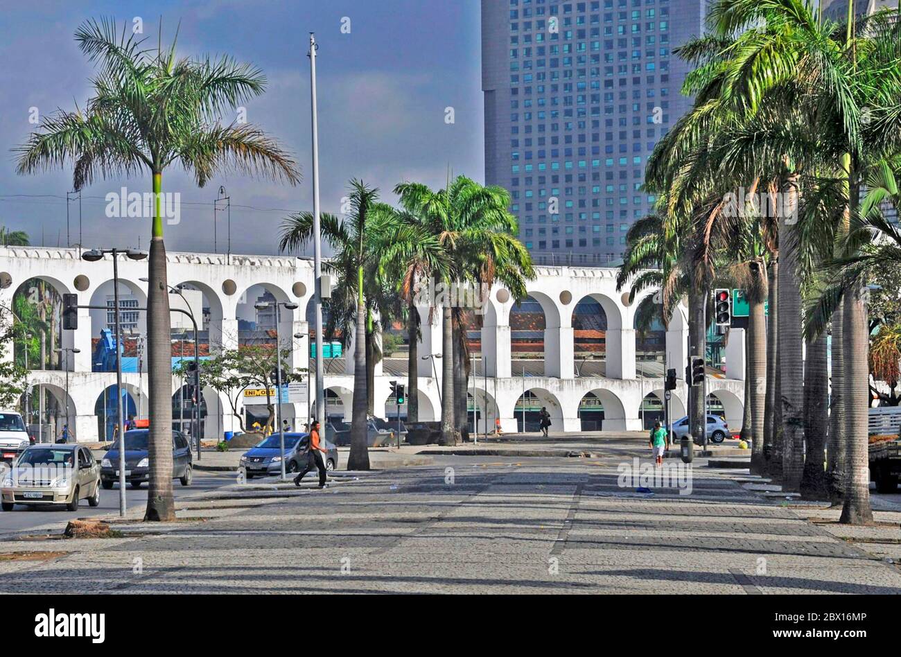 Lapa viaduct, Rio de Janeiro, Brazil Stock Photo - Alamy