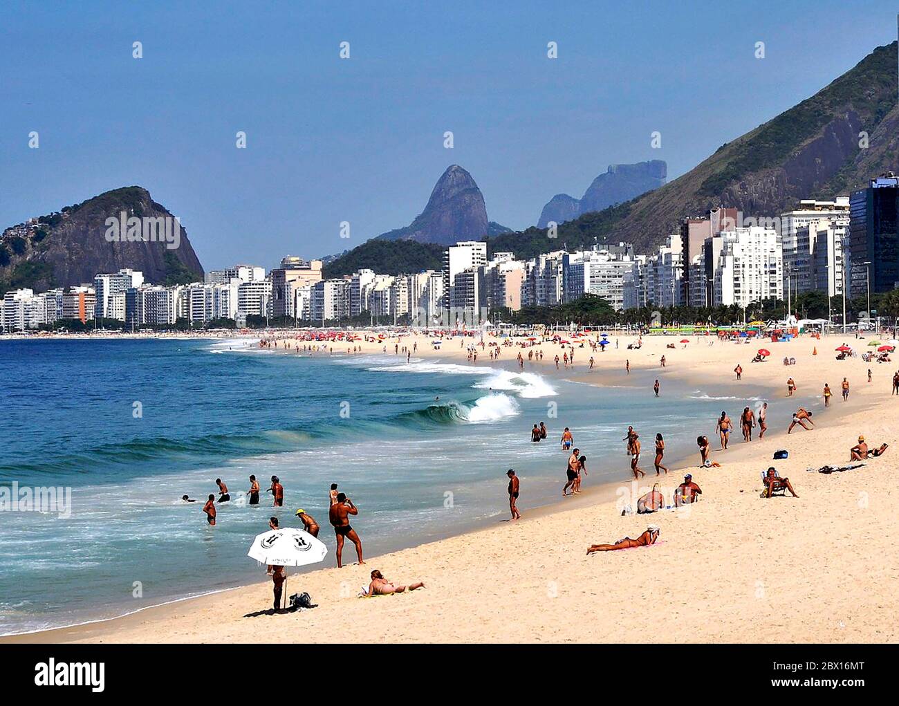 Copacabana beach, Rio de Janeiro, Brazil Stock Photo - Alamy