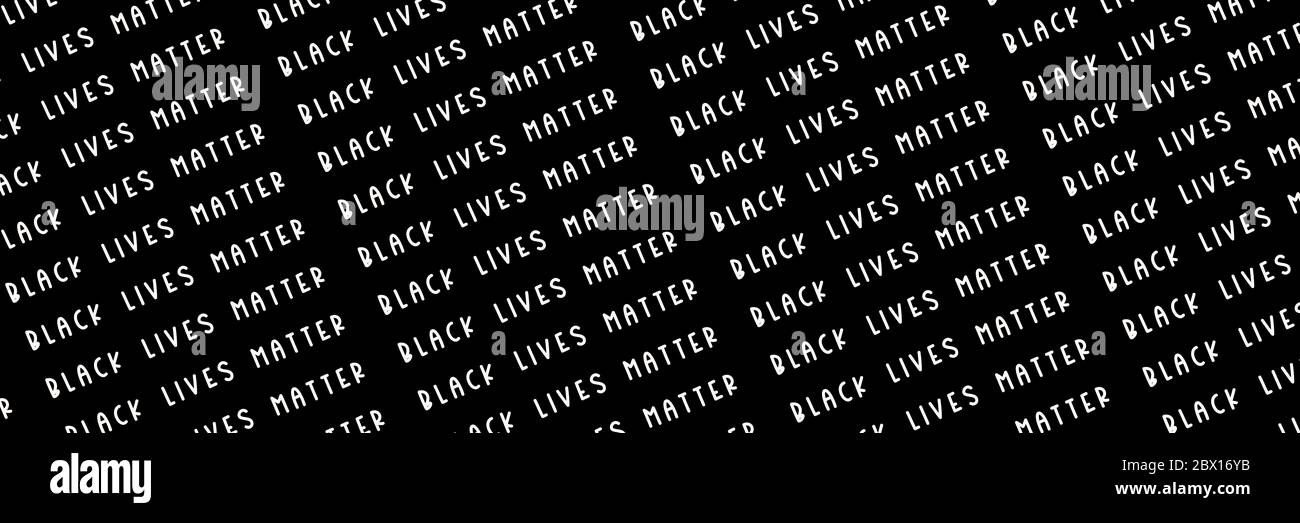 Pattern Black Lives Matter Stock Photo - Alamy