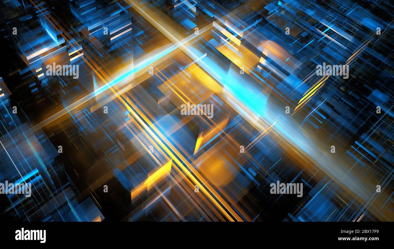 Abstract fractal illustration for creative design looks like modern ...