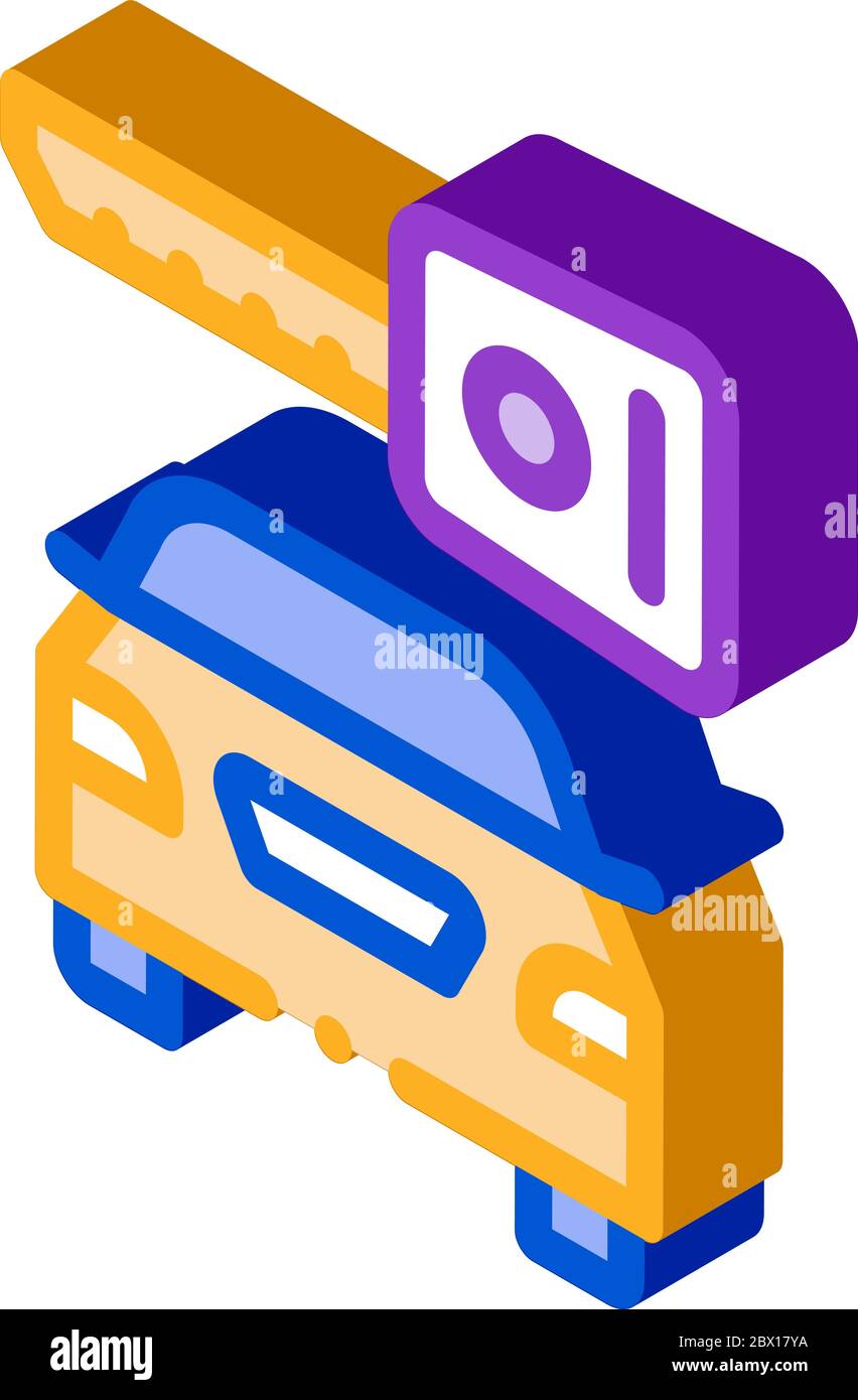 Machine Wash from Hoses isometric icon vector illustration Stock Vector ...