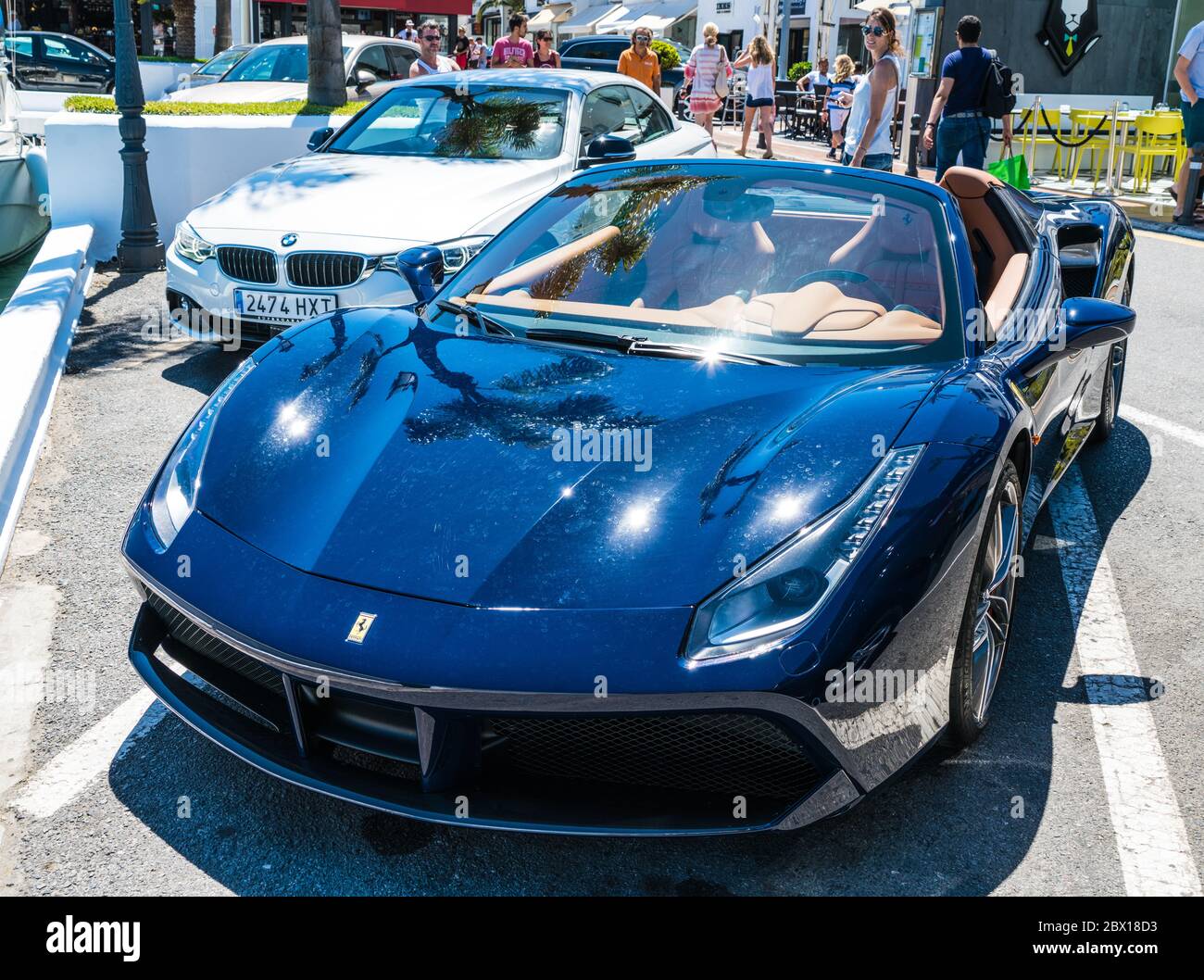 Blue ferrari hi-res stock photography and images - Alamy
