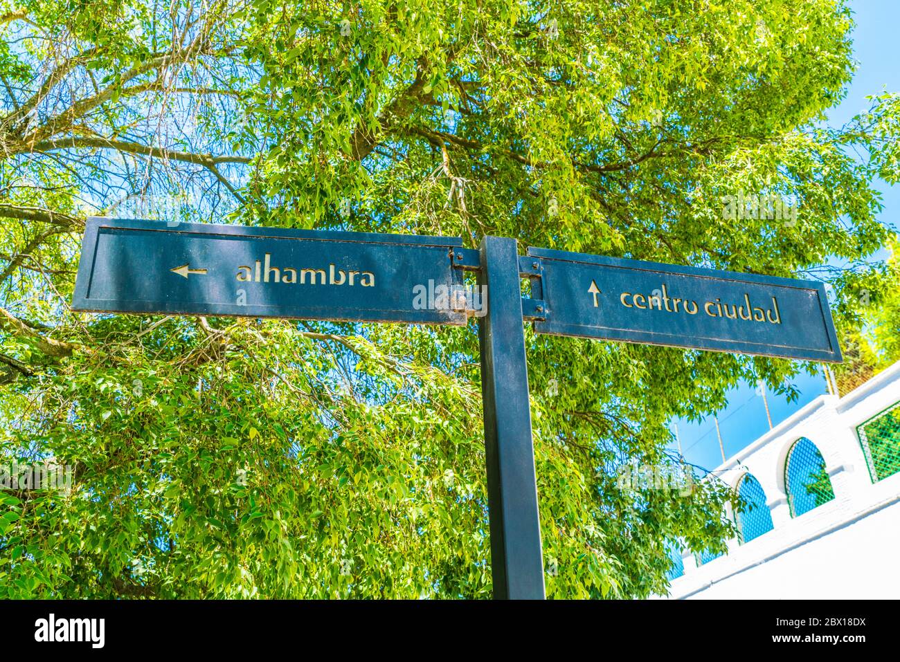 Street sign granada spain hi-res stock photography and images - Alamy