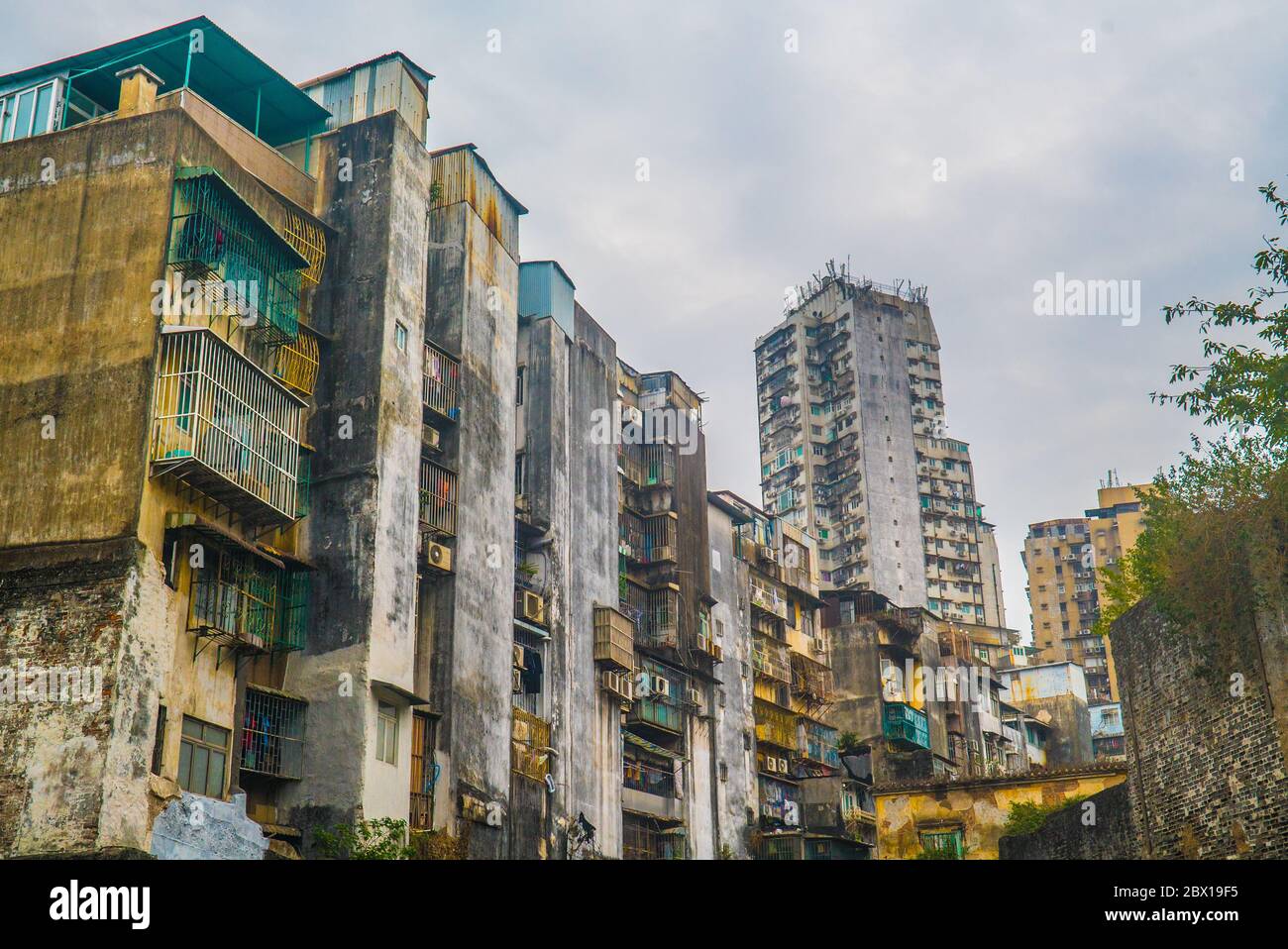 Macau residential buildings hi-res stock photography and images - Alamy