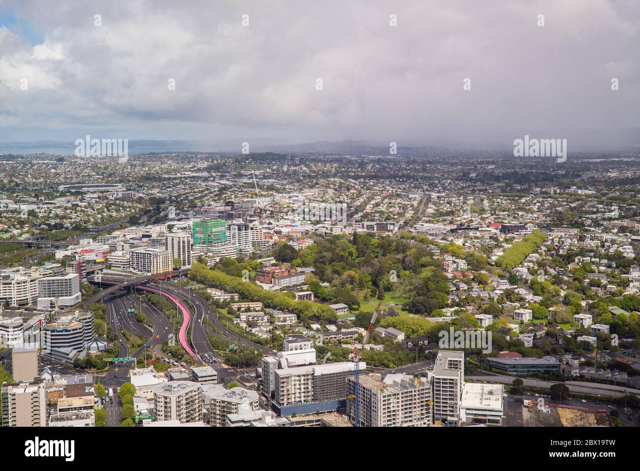 A general view of auckland harbour hi-res stock photography and images ...