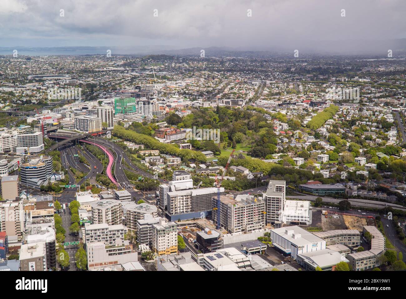 A general view of auckland harbour hi-res stock photography and images ...