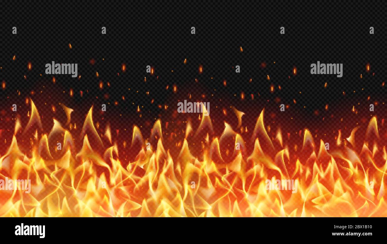 Realistic Fire Vector