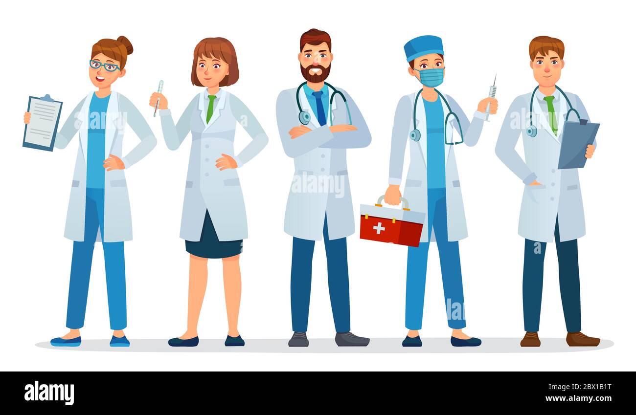 Doctors And Nurses Cartoon